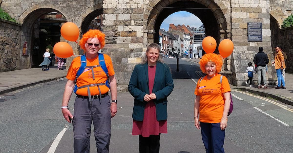 Rachael supports Alzheimer’s Research campaigners in York | Rachael ...